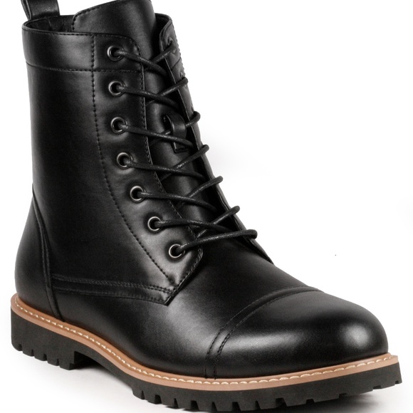 Metrocharm | Shoes | Metrocharm Mc32 Black Mens Lace Up Oxford Boot ...